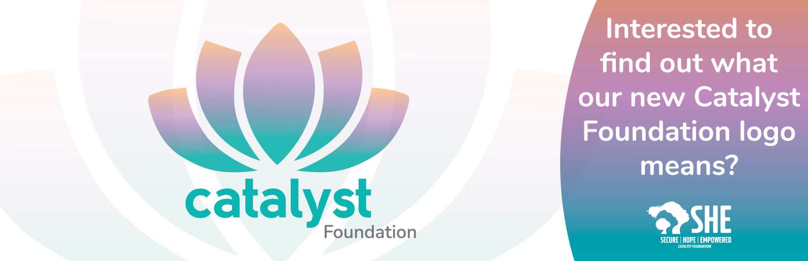 Interested to find out what our new Catalyst Foundation logo means ...
